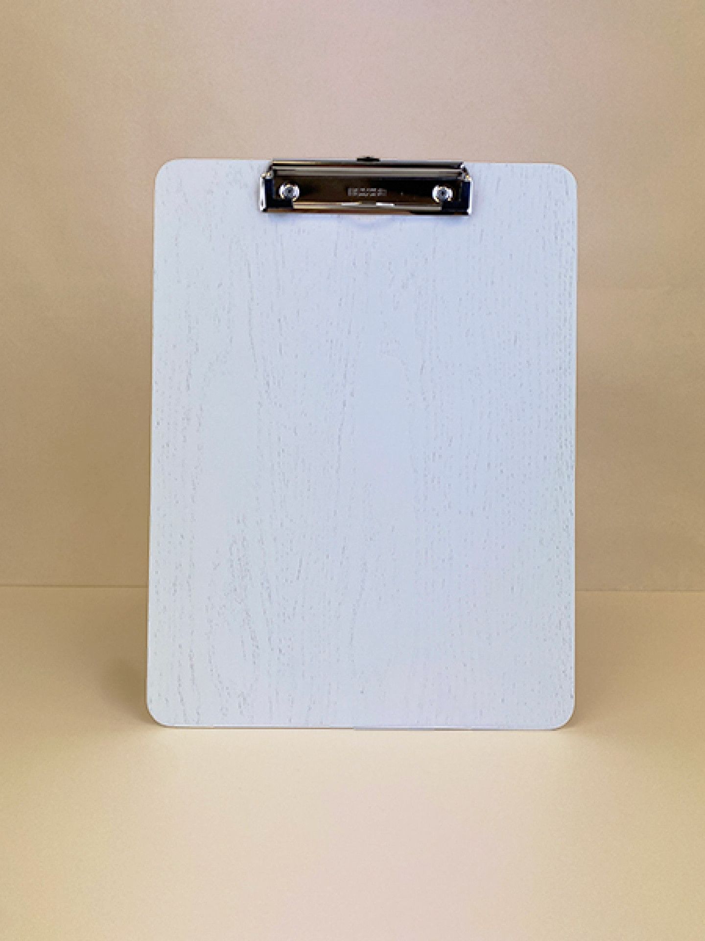 Premium Oak Clipboard - White - Majisign