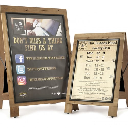 Robust Snap Frame A-Board A1 or A2 - Very sturdy