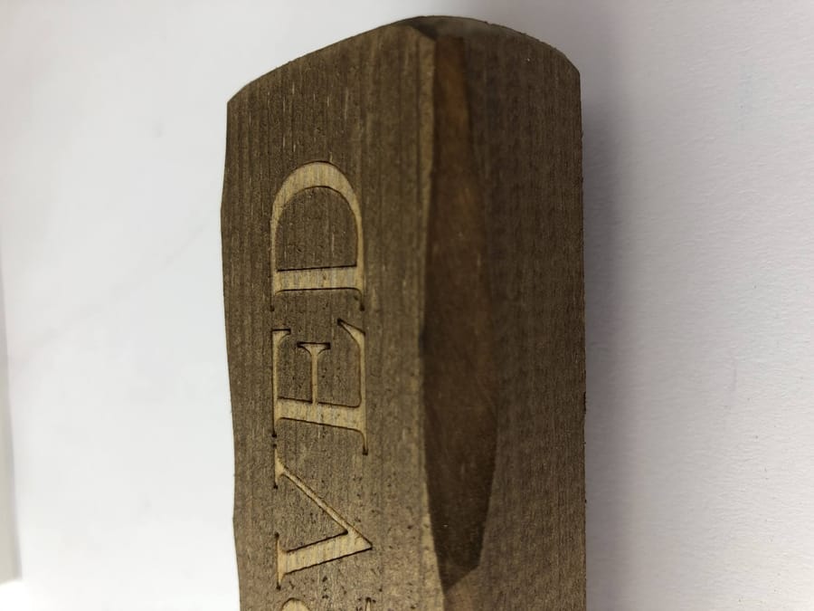 Wooden Reserved Sign - Distressed Finish - Majisign