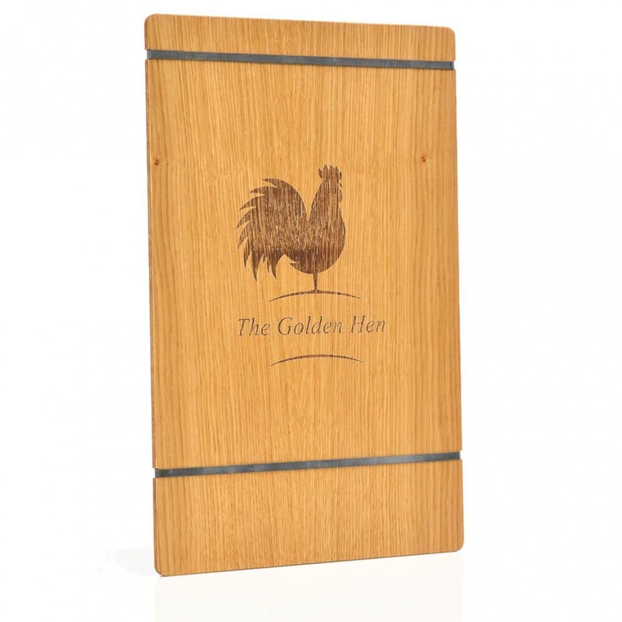 A4 Elastic Wooden Menu Boards - Majisign