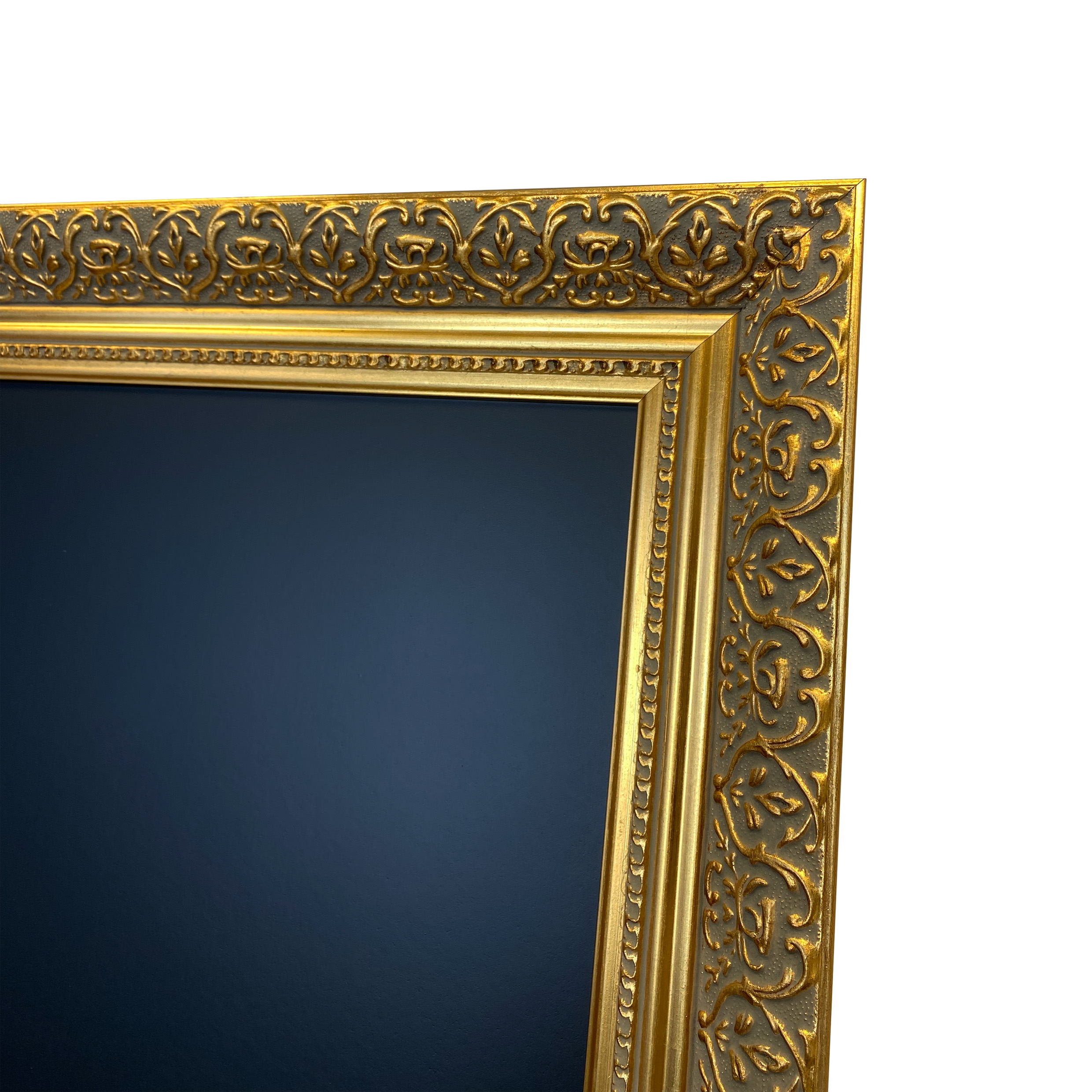Large Easel with Gold Ornate Framed Chalkboard - Majisign