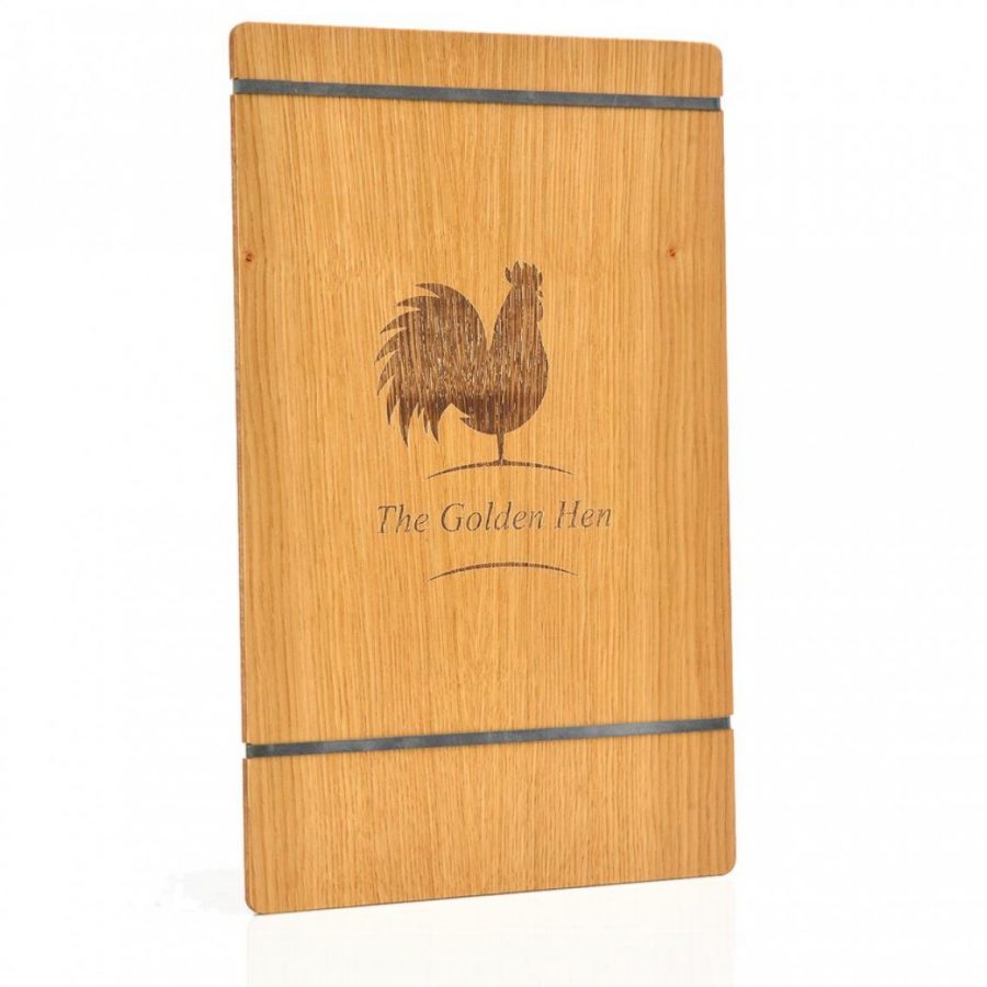 A4 Elastic Wooden Menu Boards - Majisign