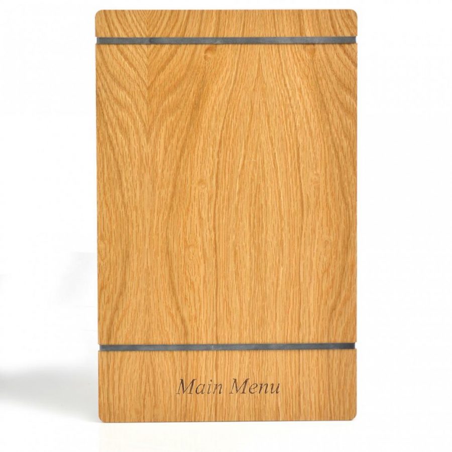 A4 Elastic Wooden Menu Boards - Majisign