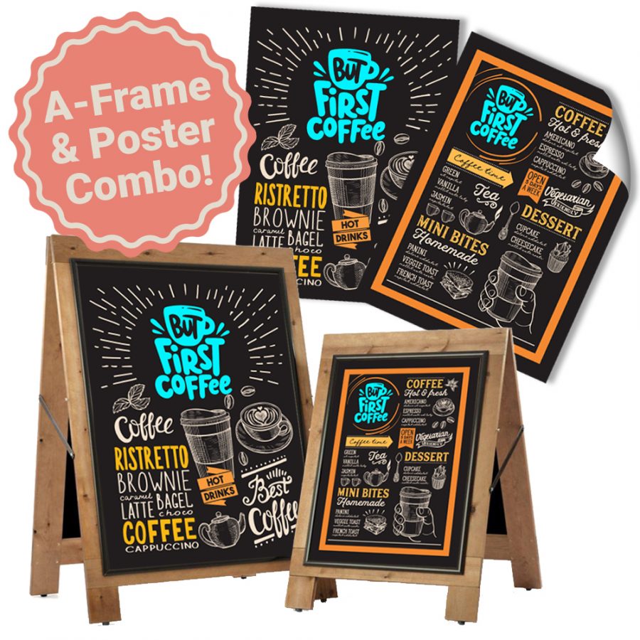 Bsst Selling Robust Snap Frame A-Board & Posters - A1 and A2