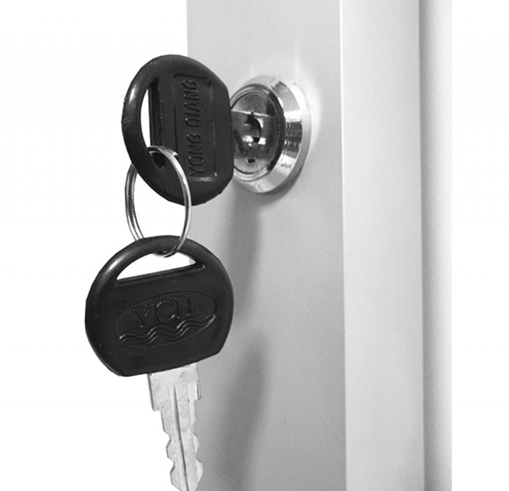Aluminium Lockable Cabinets - Majisign