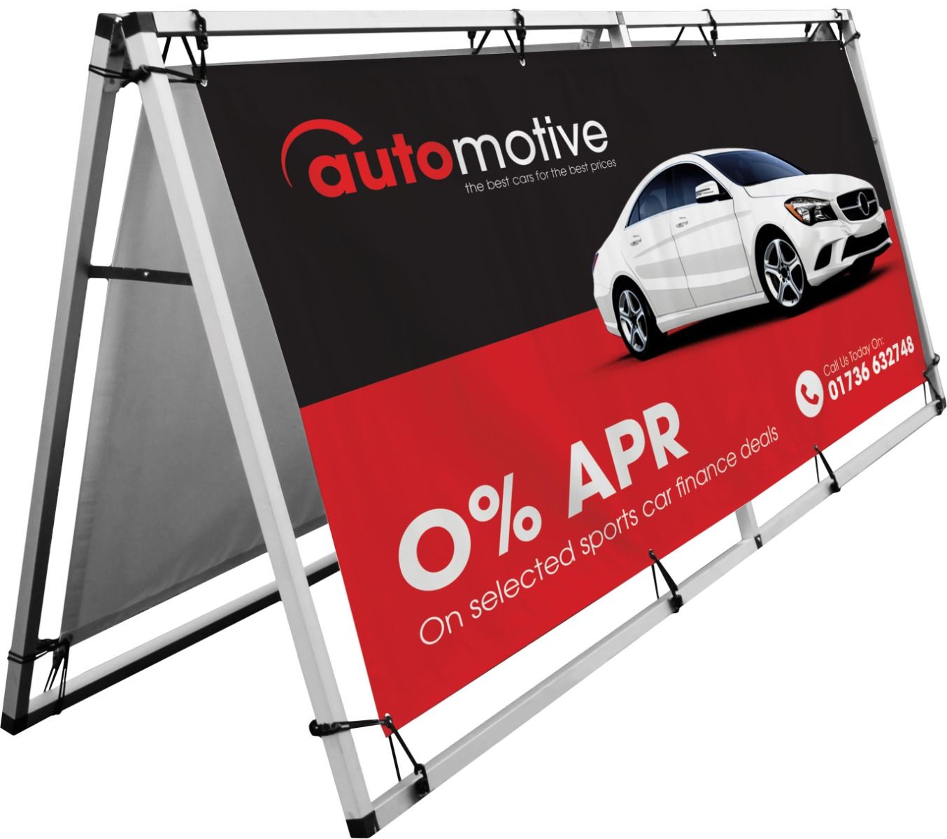 Metal Banner Frame - Robust design - Easy assemble