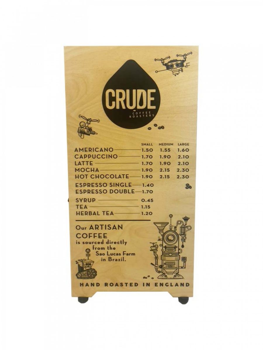 Barista Pavement Sign - Majisign