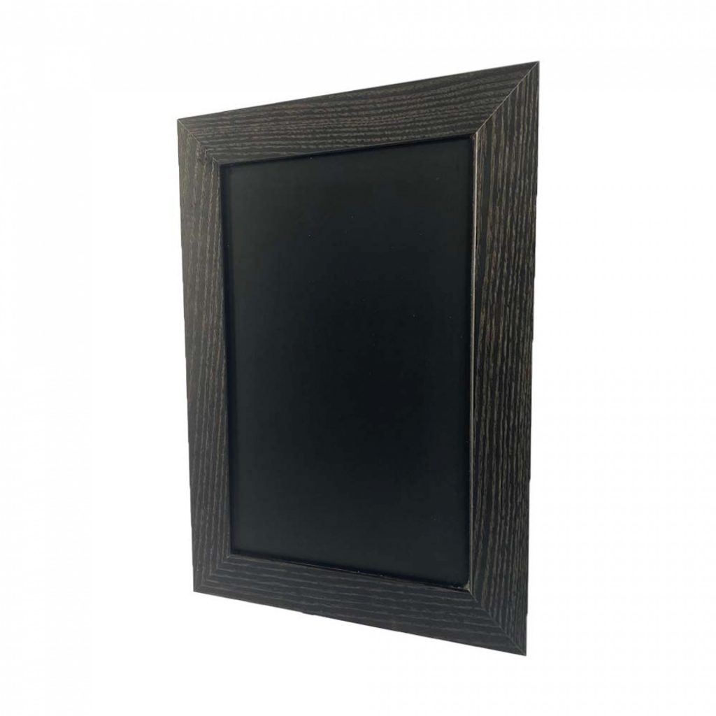 Black Framed Wooden Chalkboard - Majisign