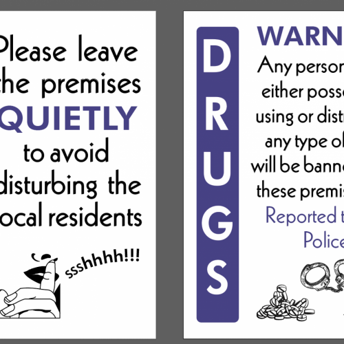 Bar & Restaurant Signs & Notices - Majisign