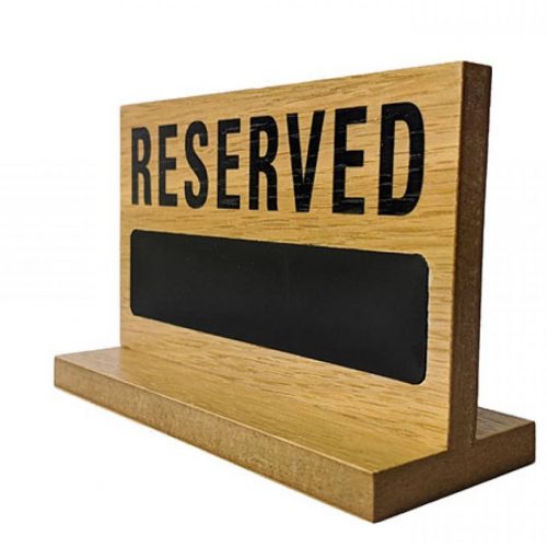 Reserved and Buffet Signs - Majisign