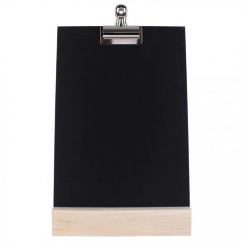 Clip Menu Tabletop Chalkboard Sign - Majisign