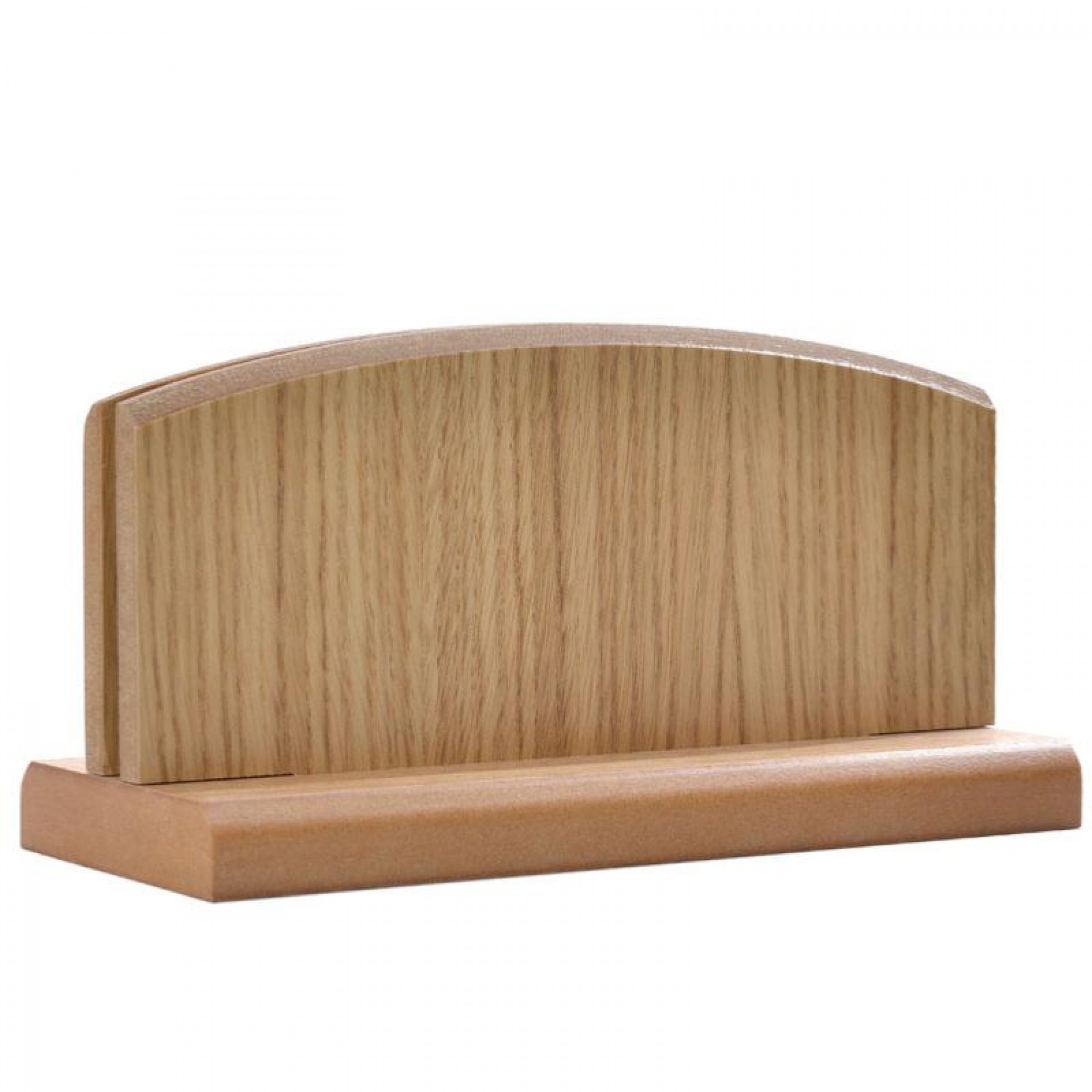 Curved Wooden Menu Holder MHC8/MHD8 - Majisign