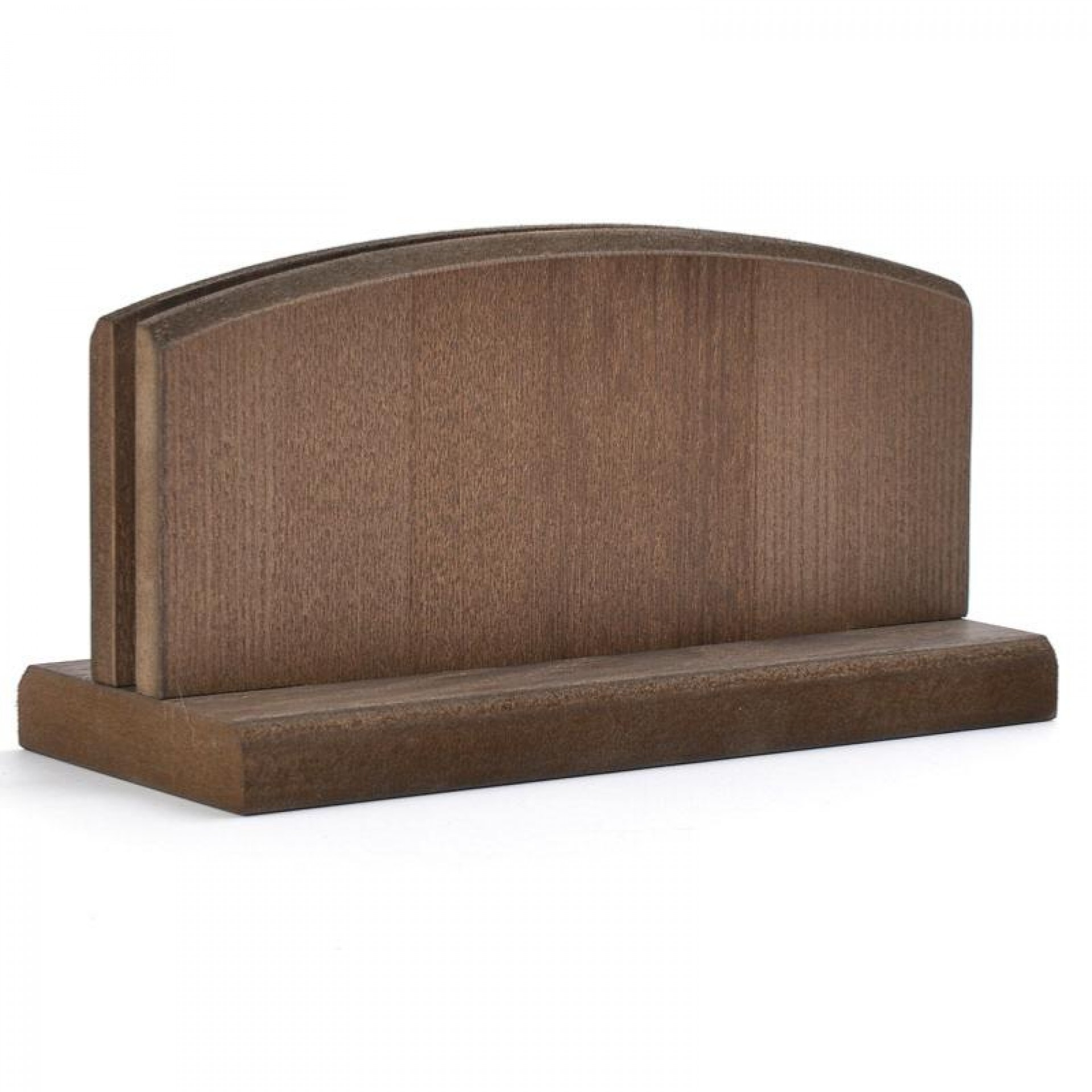 Curved Wooden Menu Holder MHC8/MHD8 - Majisign