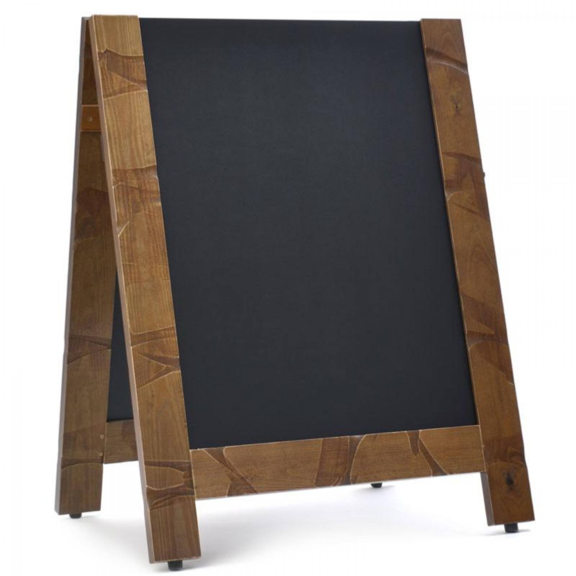 Distressed Reversible Wooden A-Board - Majisign
