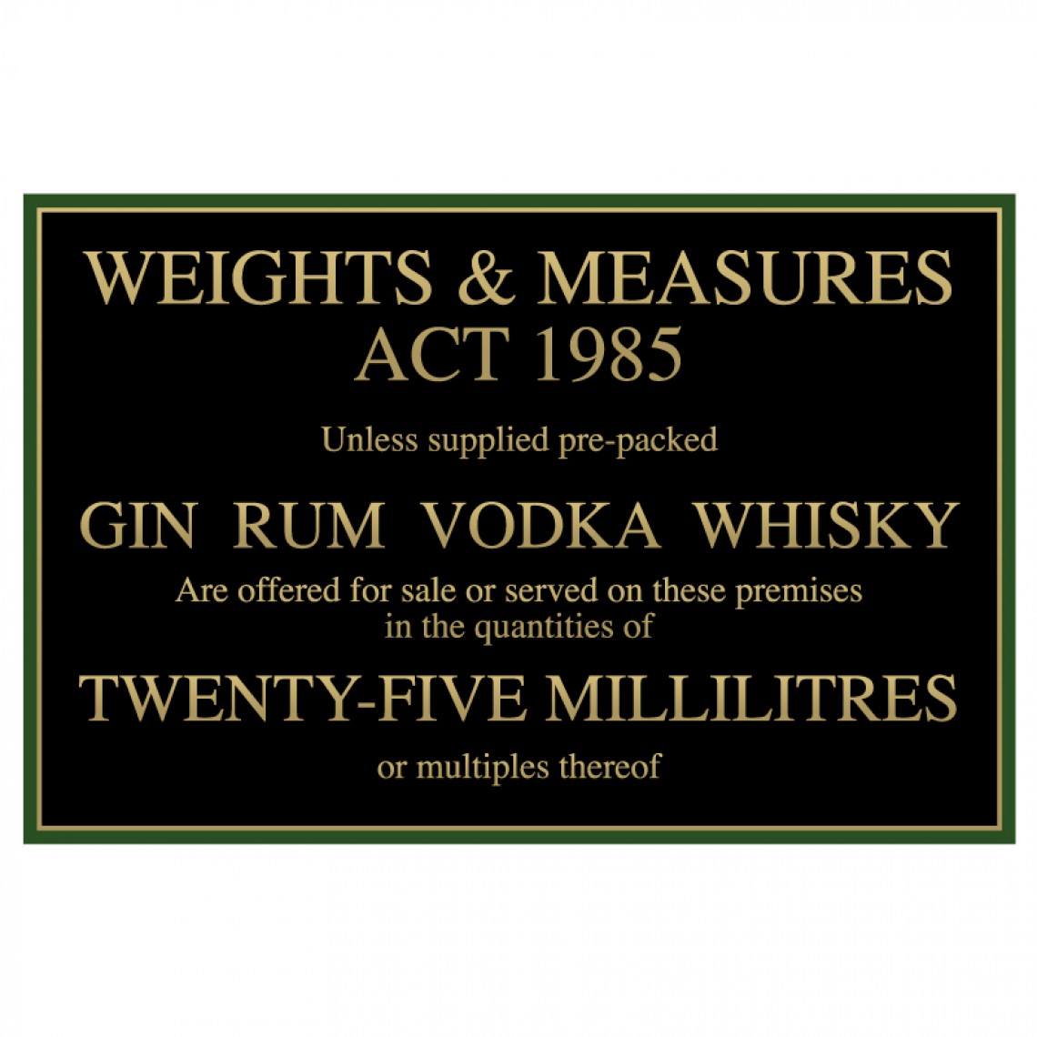 Legal Pub Signs - Majisign