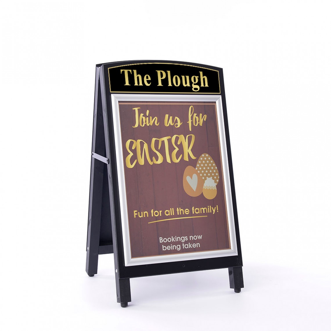 Premium Black Wooden A-Boards - A1 and A2 sizes