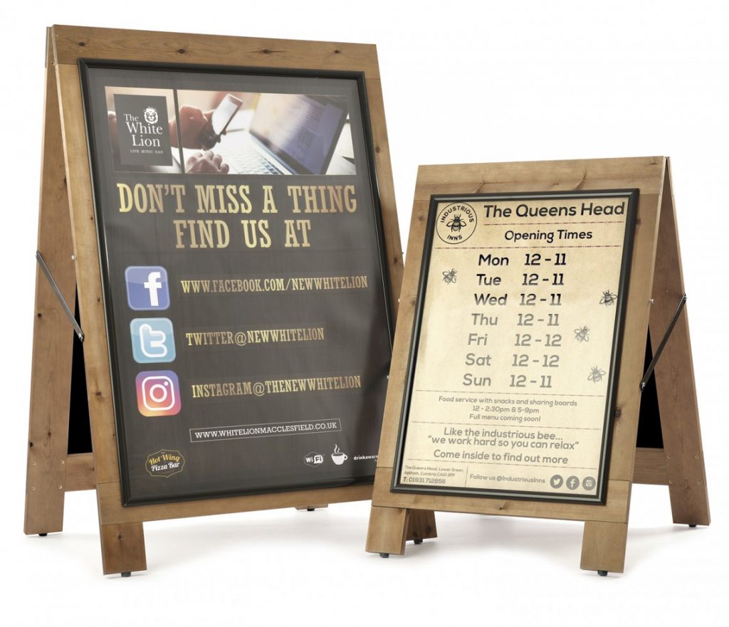 Robust Snap Frame A-Board A1 or A2 - Very sturdy