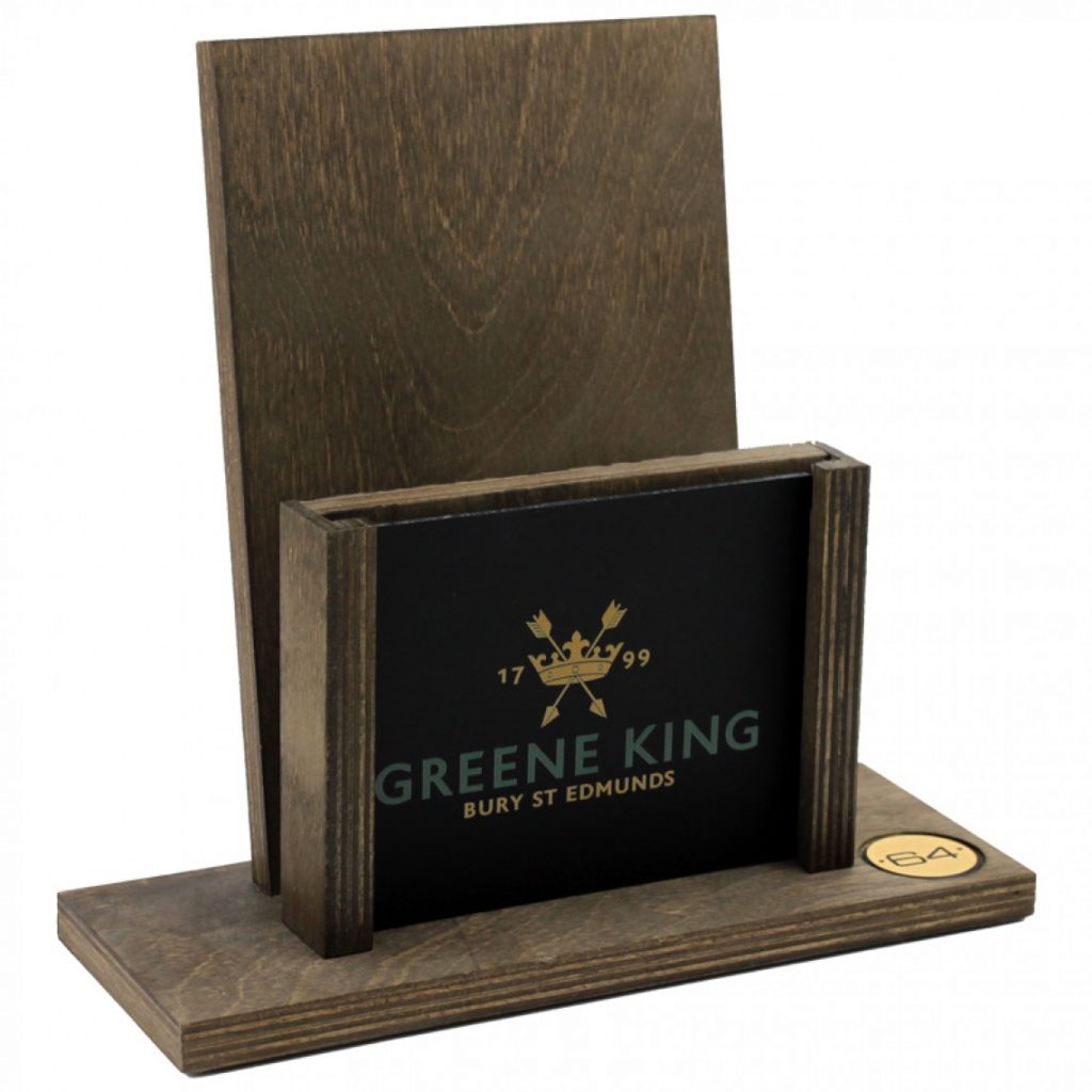 Sloped Back Menu Holder - Majisign