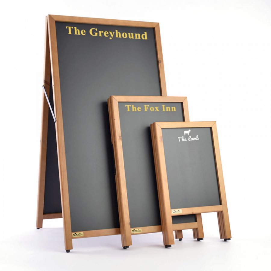 Best Selling Standard Wooden A-Boards - 3 size options available