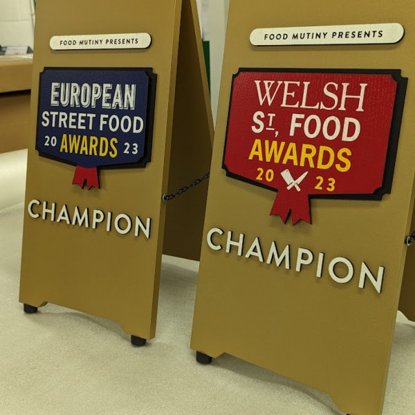 The making of the trophy for the British Street Food Awards 2023 - Majisign