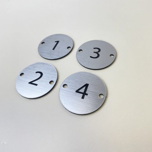 Table Number Discs - Majisign