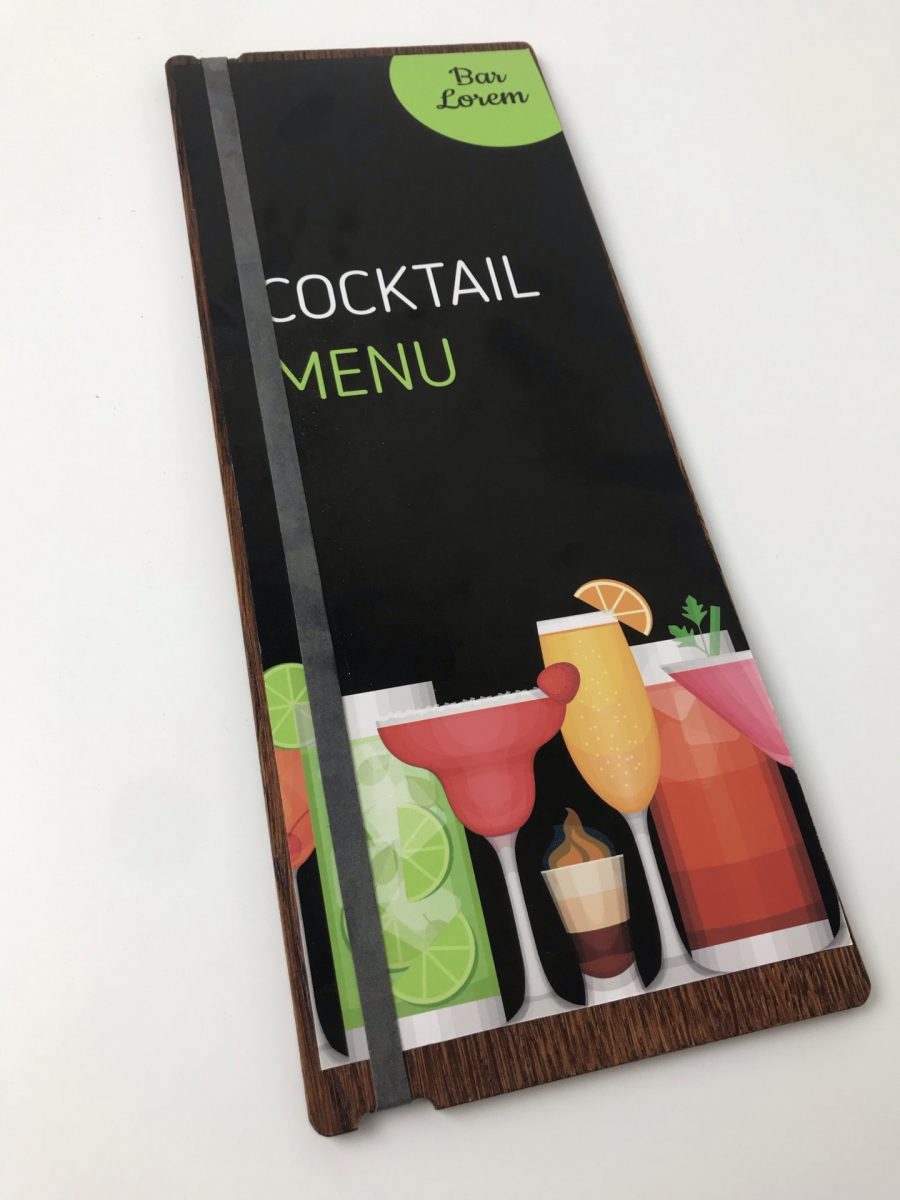 Tall Elastic Band Menu Boards - Majisign
